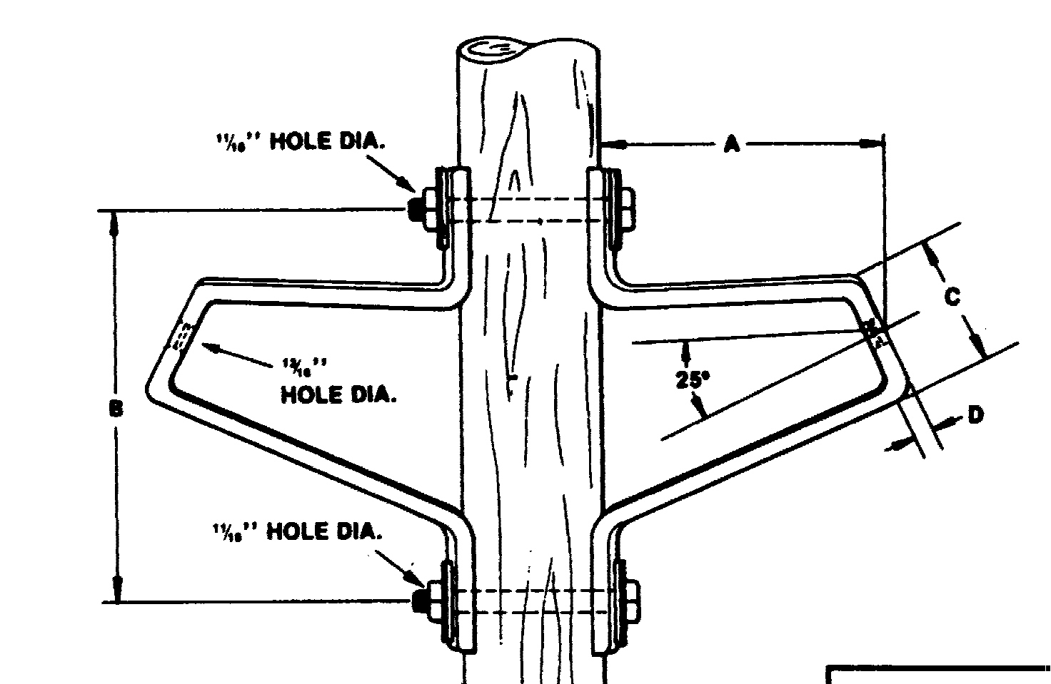 Post Insulator Bracket